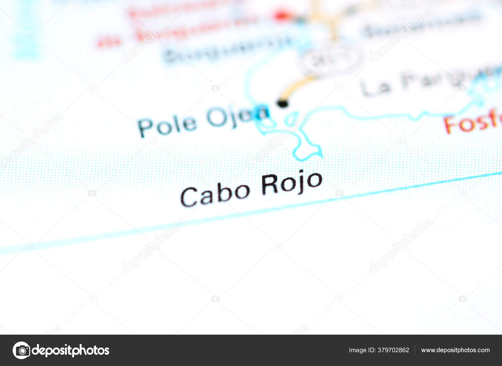 Mapa Cabo Rojo Puerto Rico