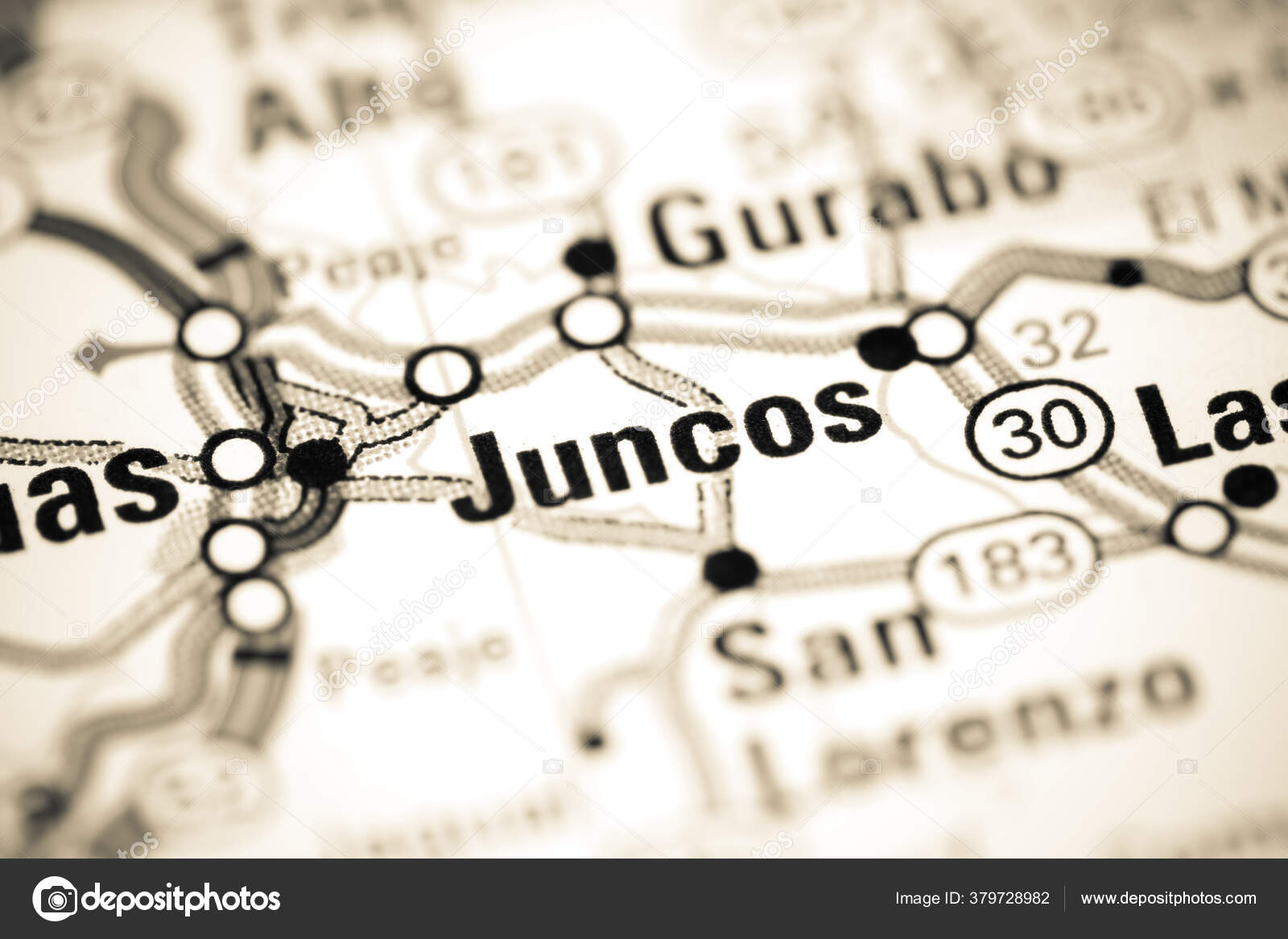 Juncos Puerto Rico Map Stock Photo by ©aliceinwonderland2020 379728982