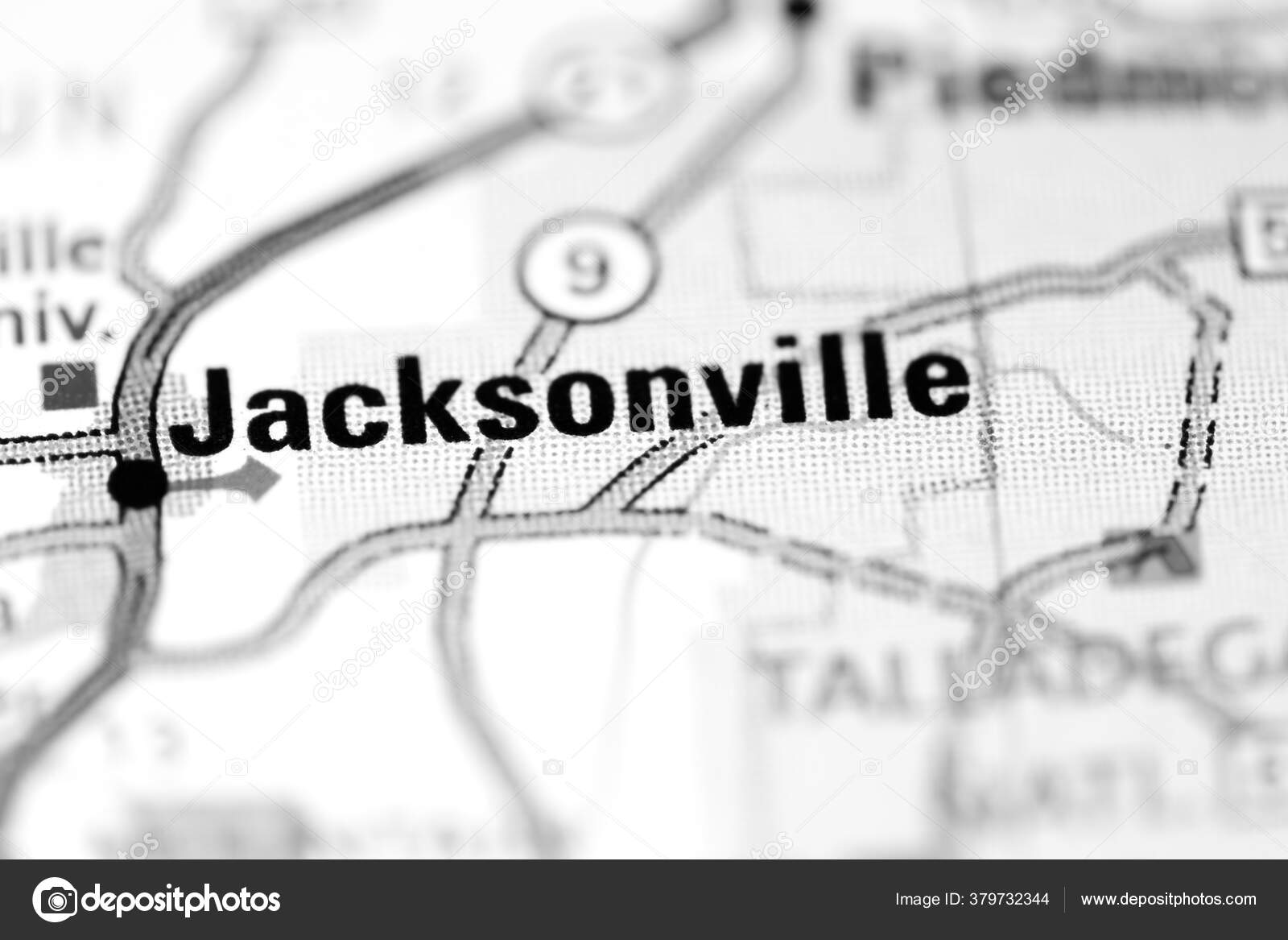 Jacksonville Alabama Map