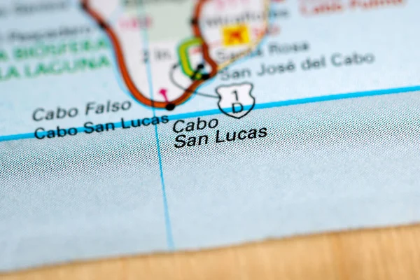 Punta San Pablo Mexico Map — Stock Photo © aliceinwonderland2020 #379794678