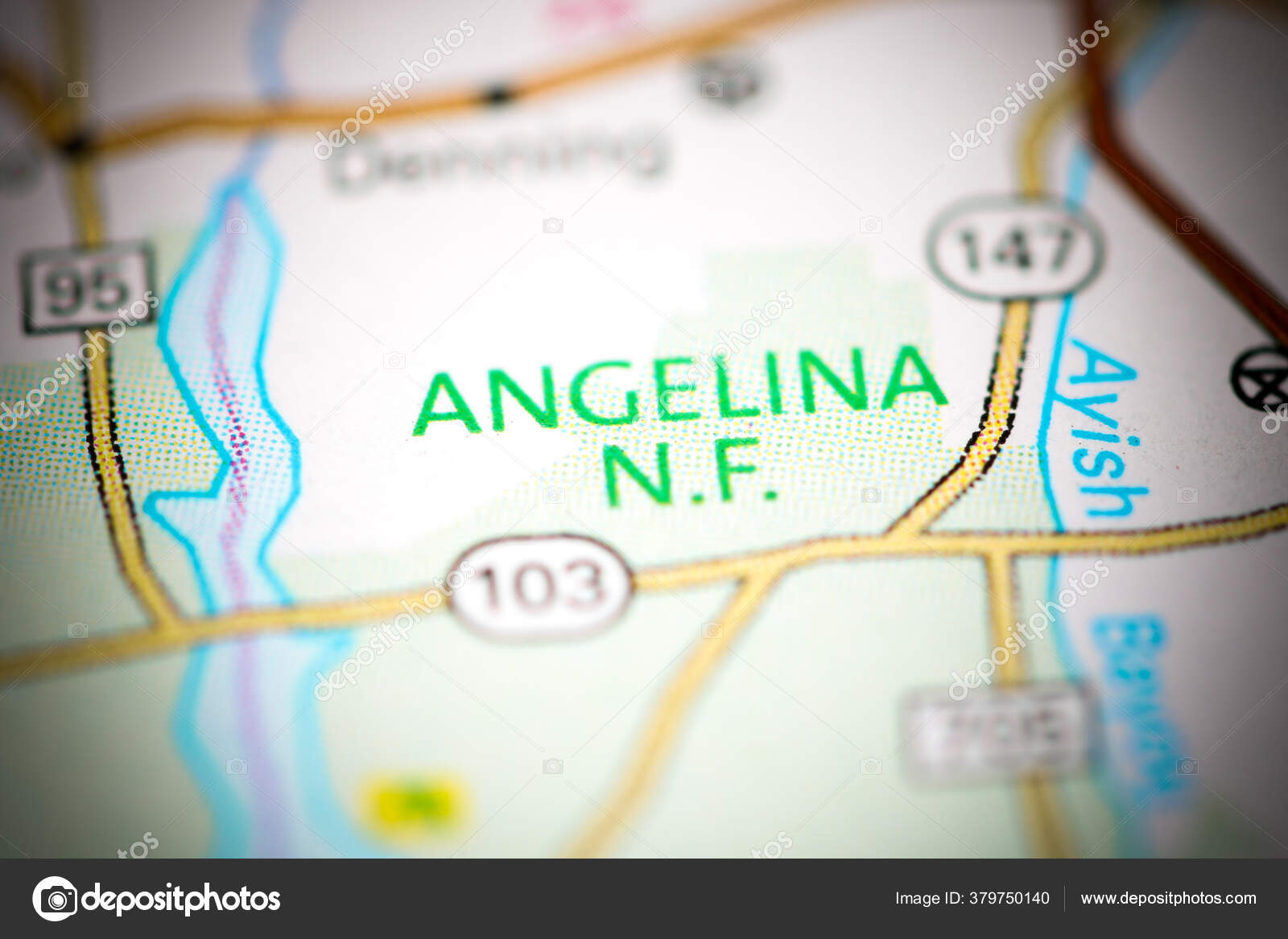 Angelina Texas Usa Map Stock Photo by ©aliceinwonderland2020 379750140