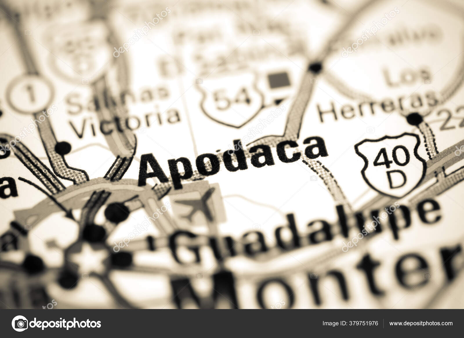 Apodaca México Mapa: fotografía de stock © aliceinwonderland2020 ...