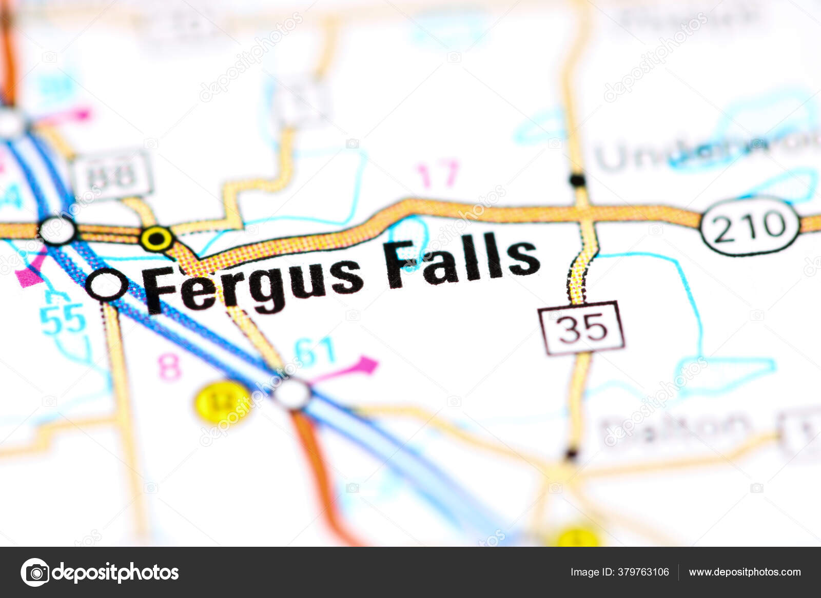 Fergus Falls Minnesota Map