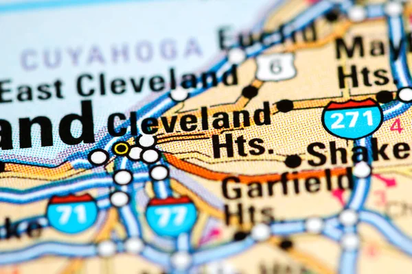 Cleveland ohio map Stock Photos, Royalty Free Cleveland ohio map Images ...