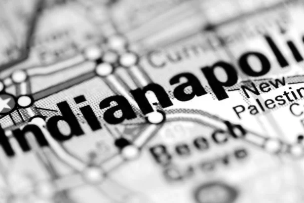 Indianapolis indiana map Stock Photos, Royalty Free Indianapolis ...