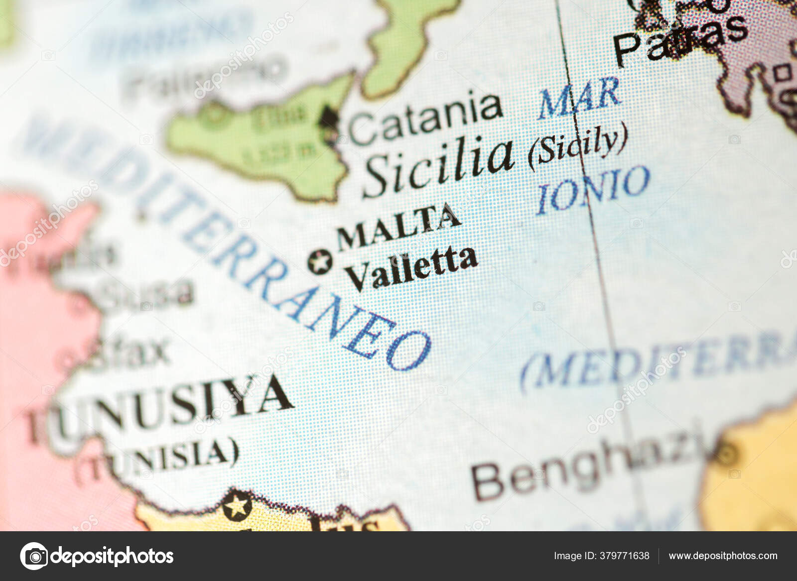 Valletta On Europe Map