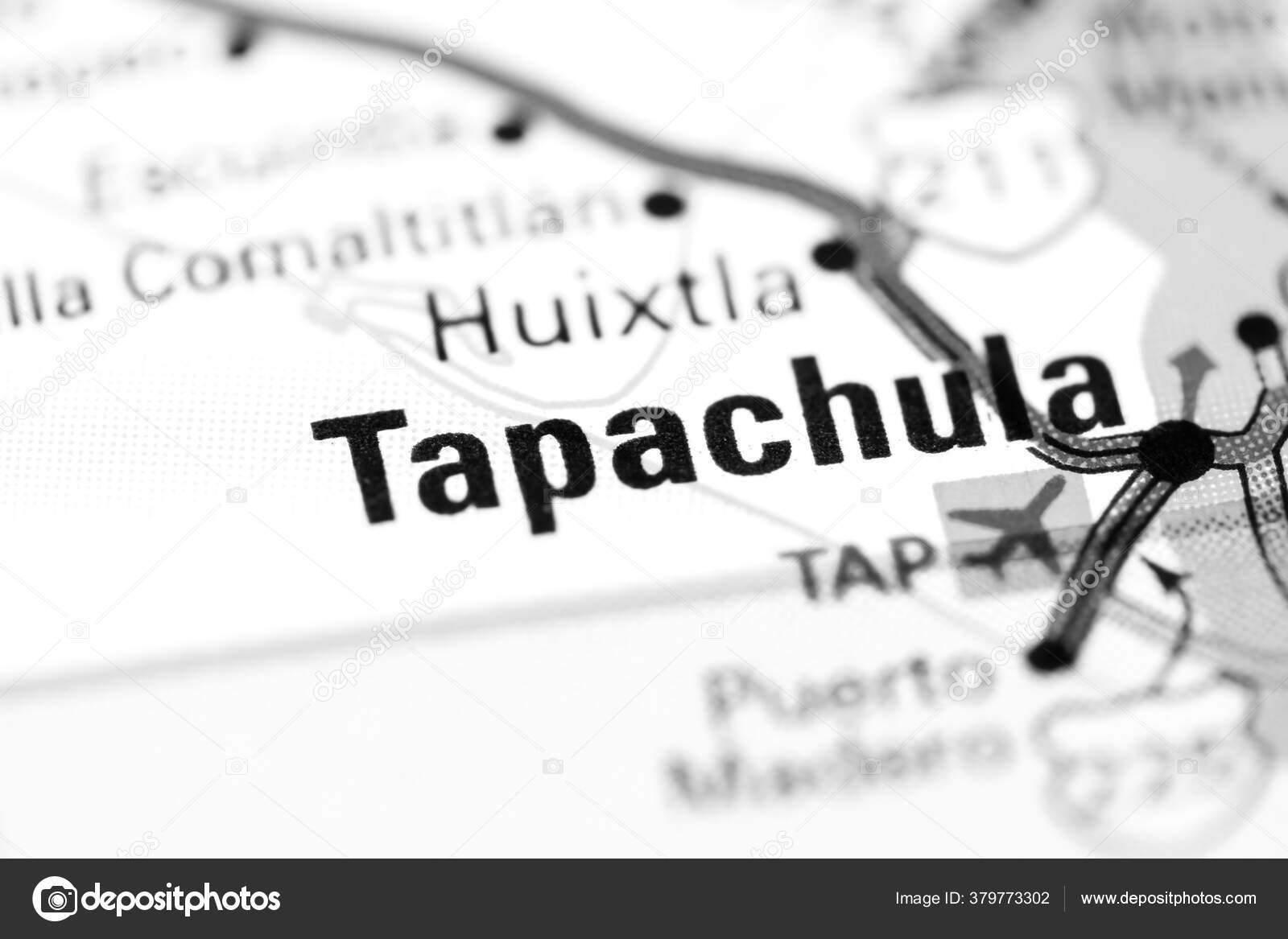 Tapachula Mexico Map Stock Photo by ©aliceinwonderland2020 379773302