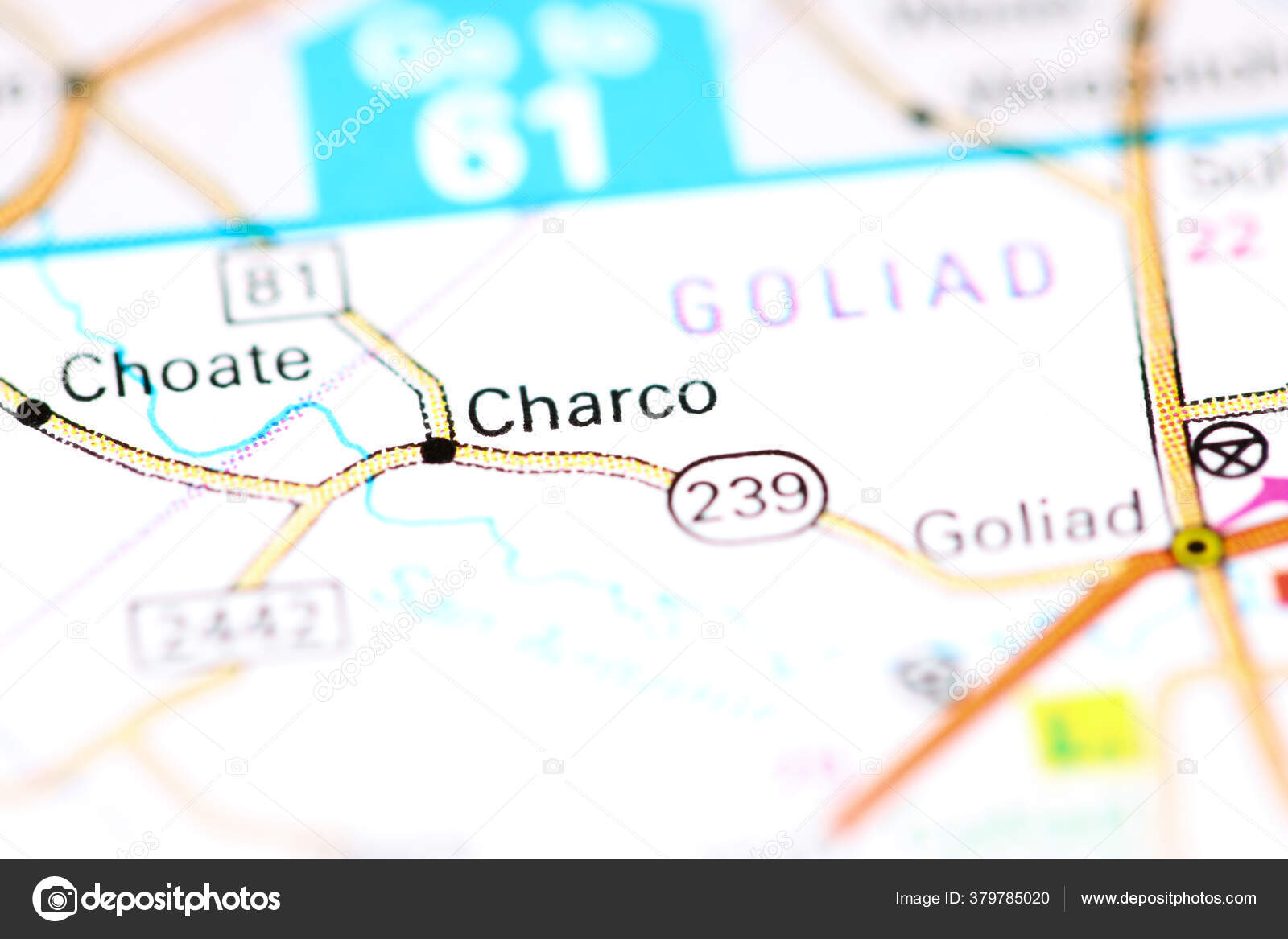 Charco Texas Usa Map Stock Photo by ©aliceinwonderland2020 379785020
