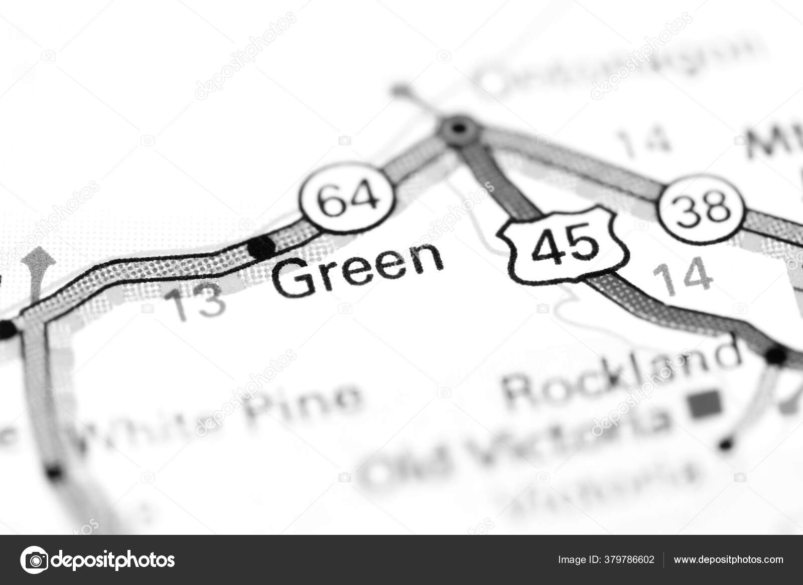 Green Michigan Usa Map Stock Photo by ©aliceinwonderland2020 379786602