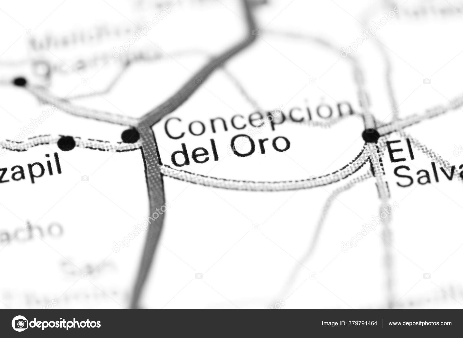 Concepcion Del Oro Mexico Map — Stock Photo © aliceinwonderland2020 ...