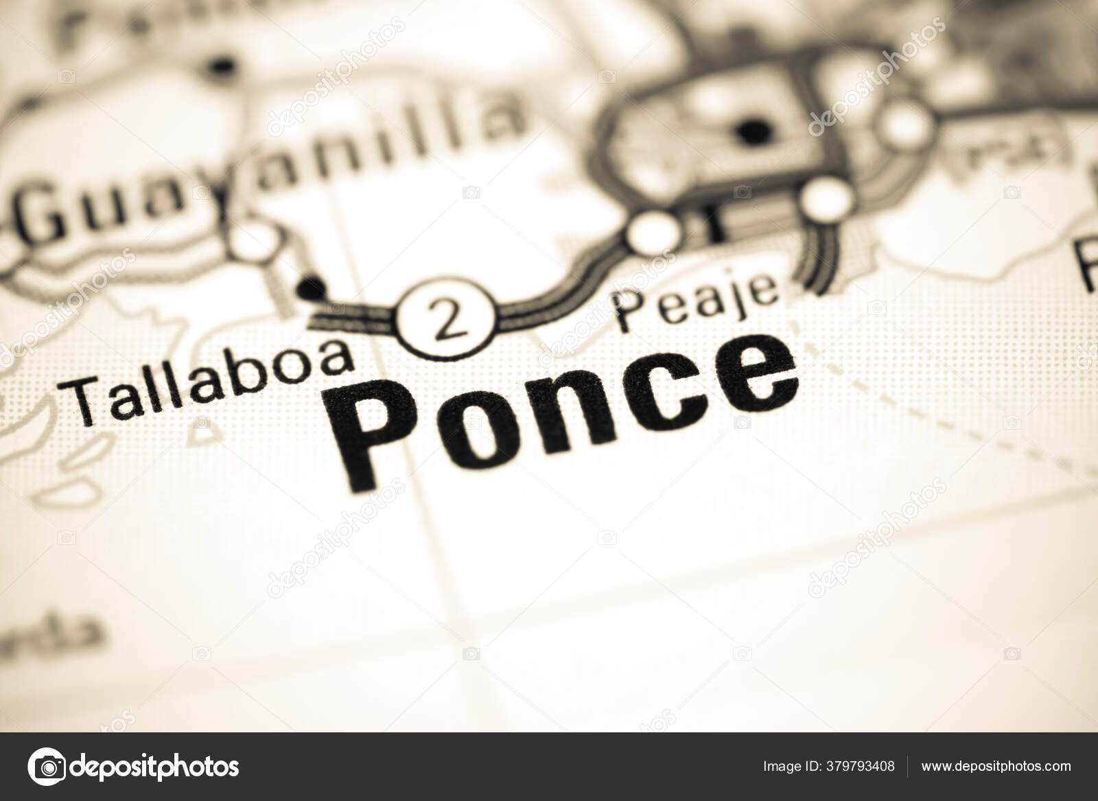Map Of Ponce Puerto Rico