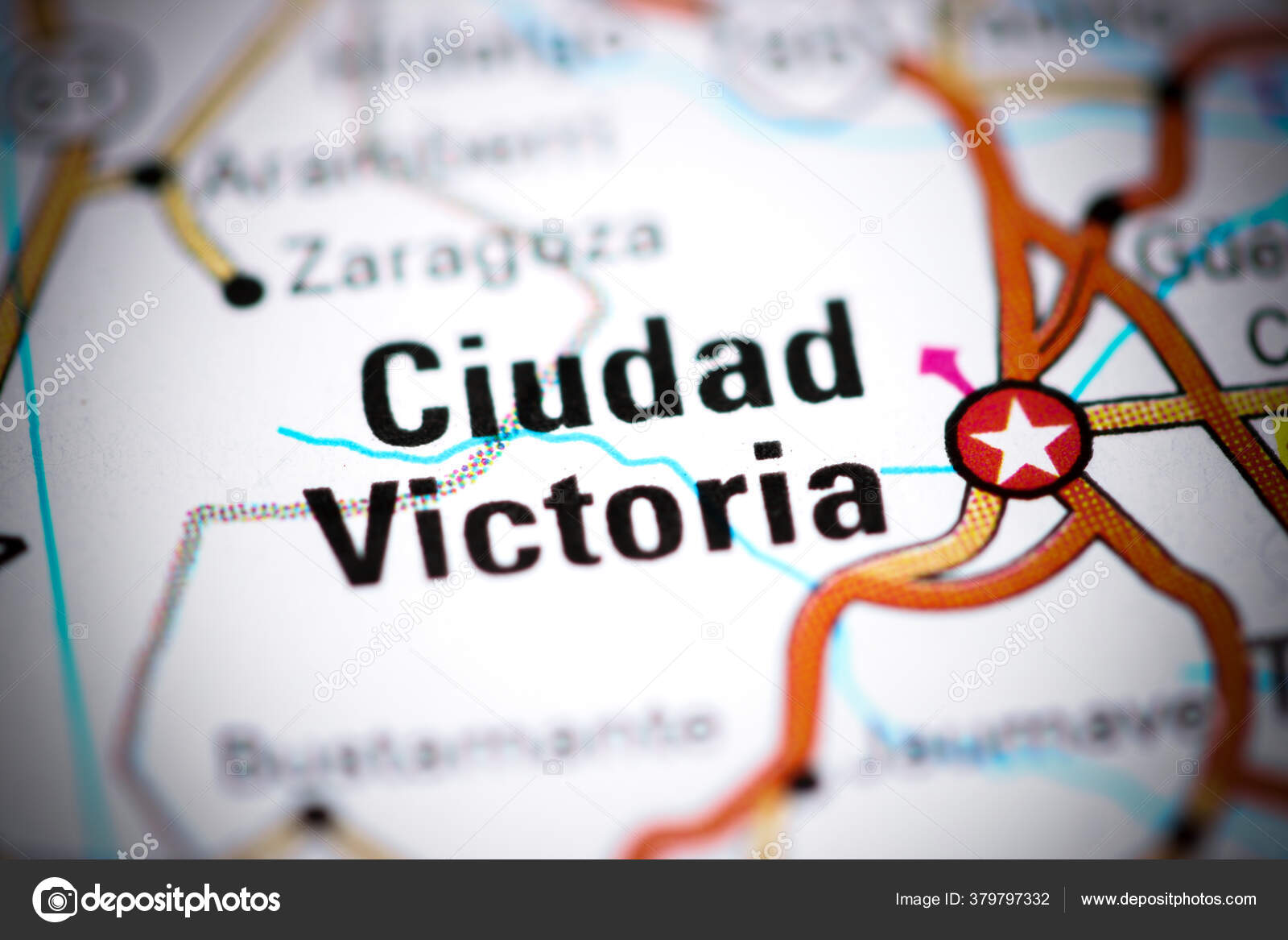 Ciudad Victoria Mexico Map Stock Photo by ©aliceinwonderland2020 379797332