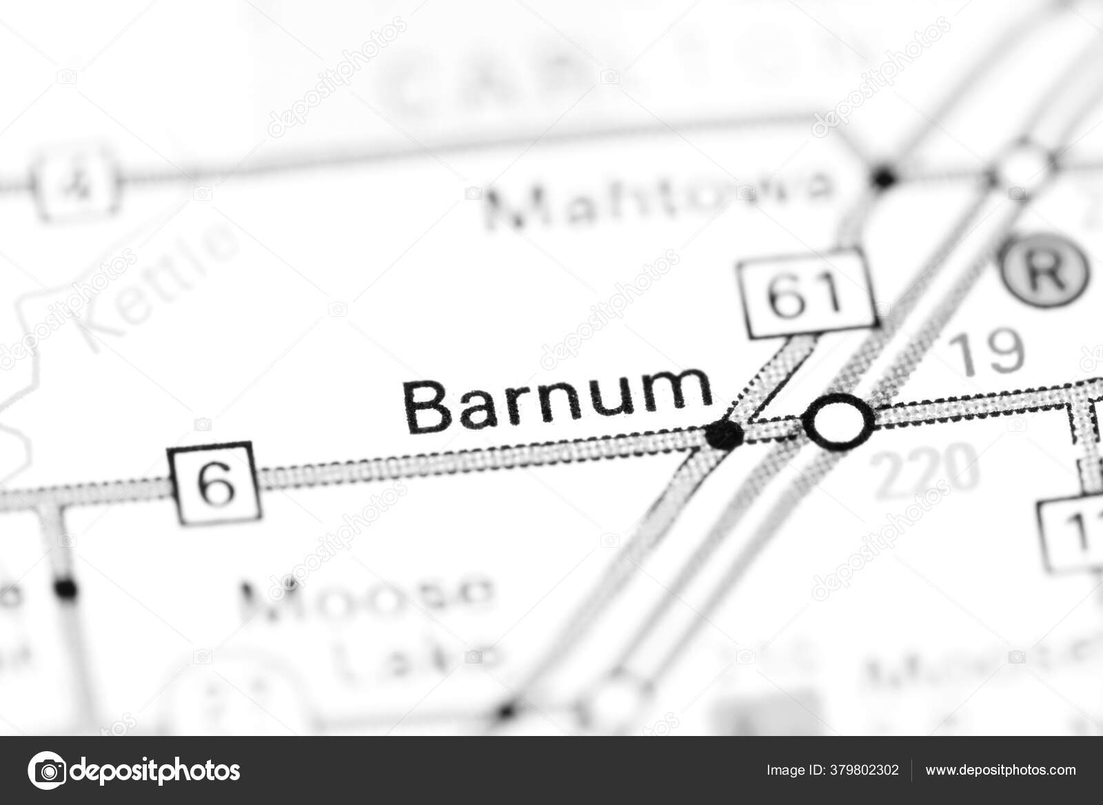 Barnum Minnesota Usa Map — Stock Photo © aliceinwonderland2020 #379802302