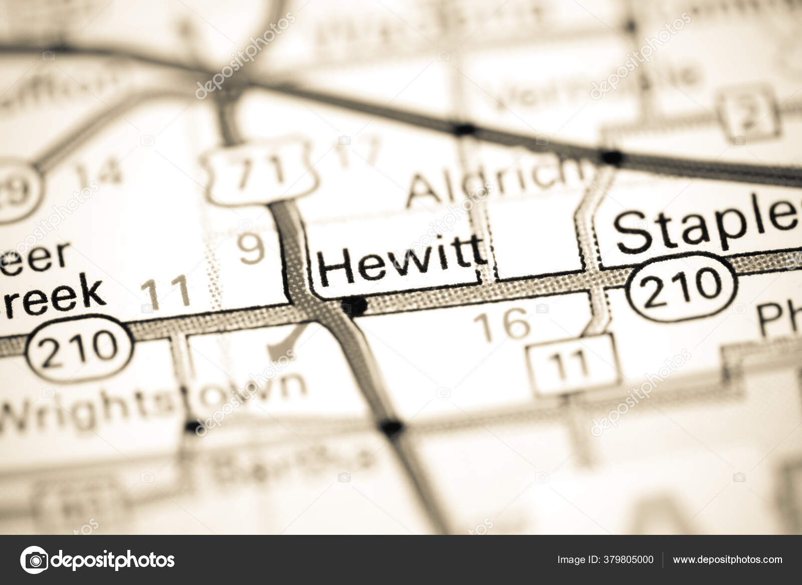 Hewitt Minnesota Usa Map — Stock Photo © aliceinwonderland2020 #379805000