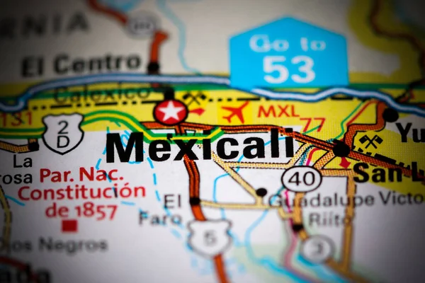 Empalme Mexico Map — Stock Photo © aliceinwonderland2020 #379797024