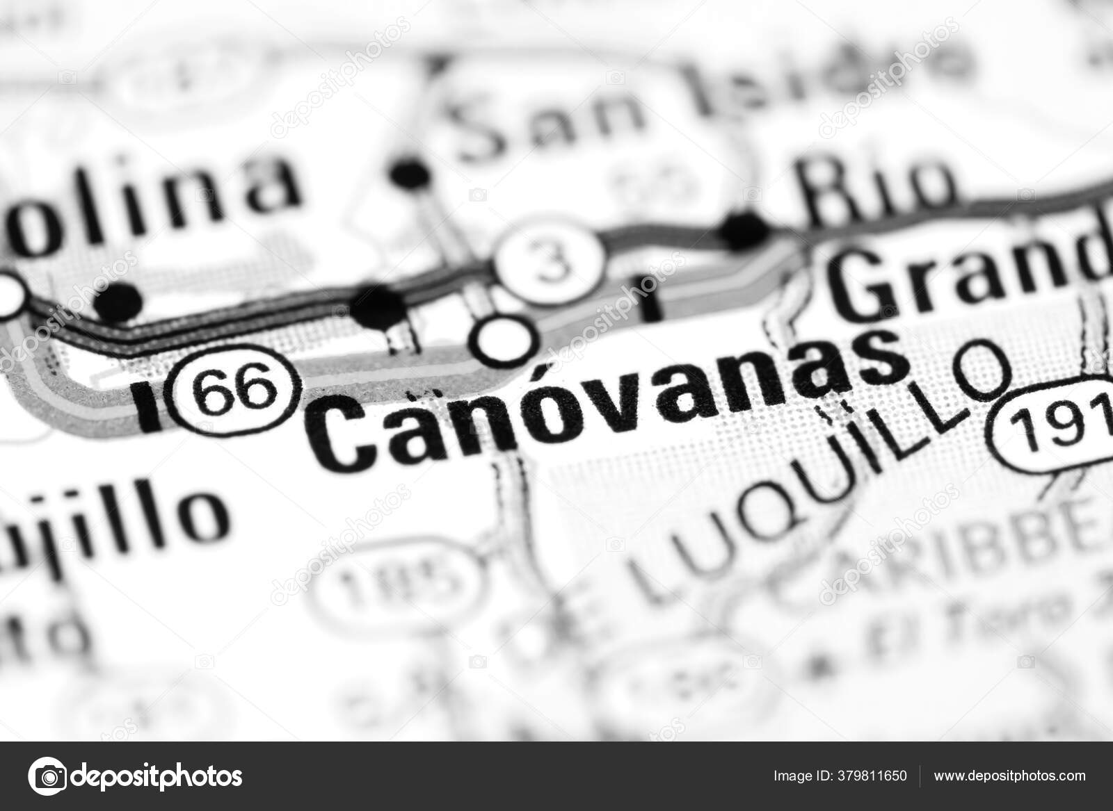 Canovanas Puerto Rico Map — Stock Photo © aliceinwonderland2020 #379811650
