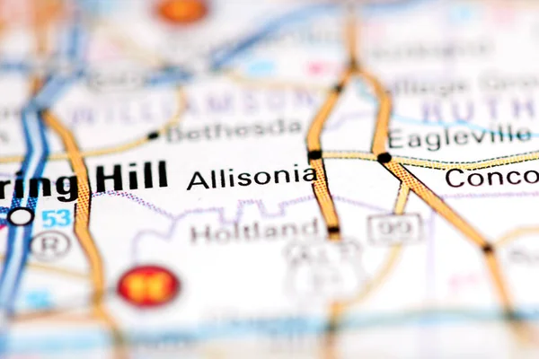 Hardinsburg Indiana Usa Geography Map Stock Photo by ...