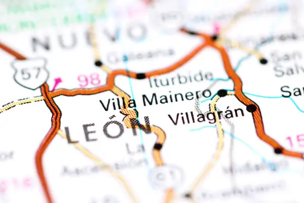 Nueva Villa Padilla México Mapa: fotografía de stock ...