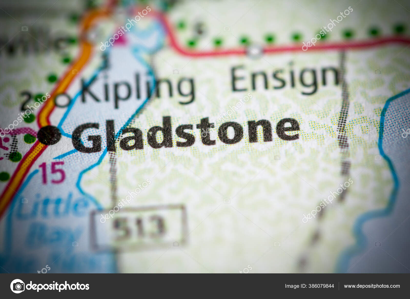 Gladstone Michigan Usa Map Stock Photo by ©aliceinwonderland2020 386079844