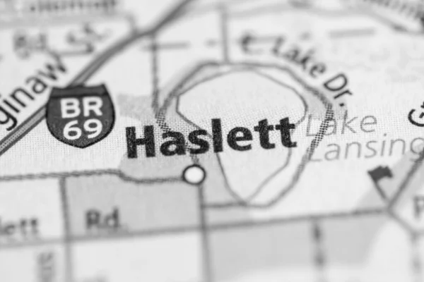 Hawley Lake. Arizona. USA on a map Stock Photo by ...