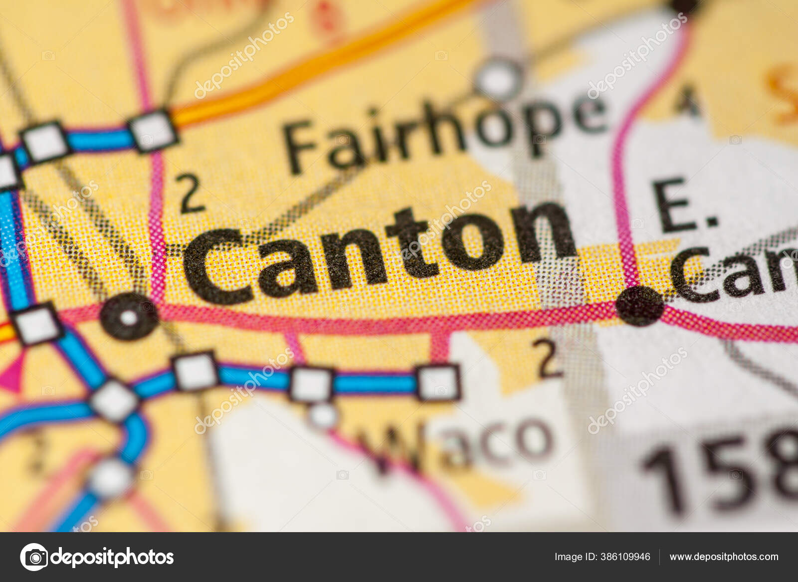 Canton Ohio Us Map