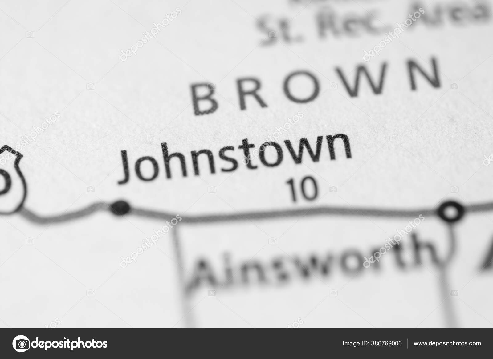 Mapa De Johnstown, Colorado