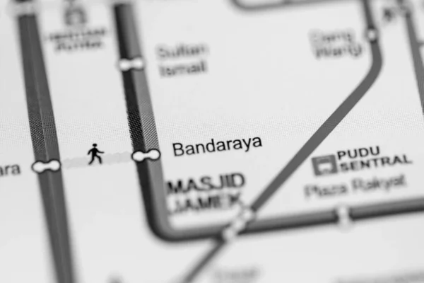 Basak Konutlari Station Istanbul Metro Map — Stock Photo ...