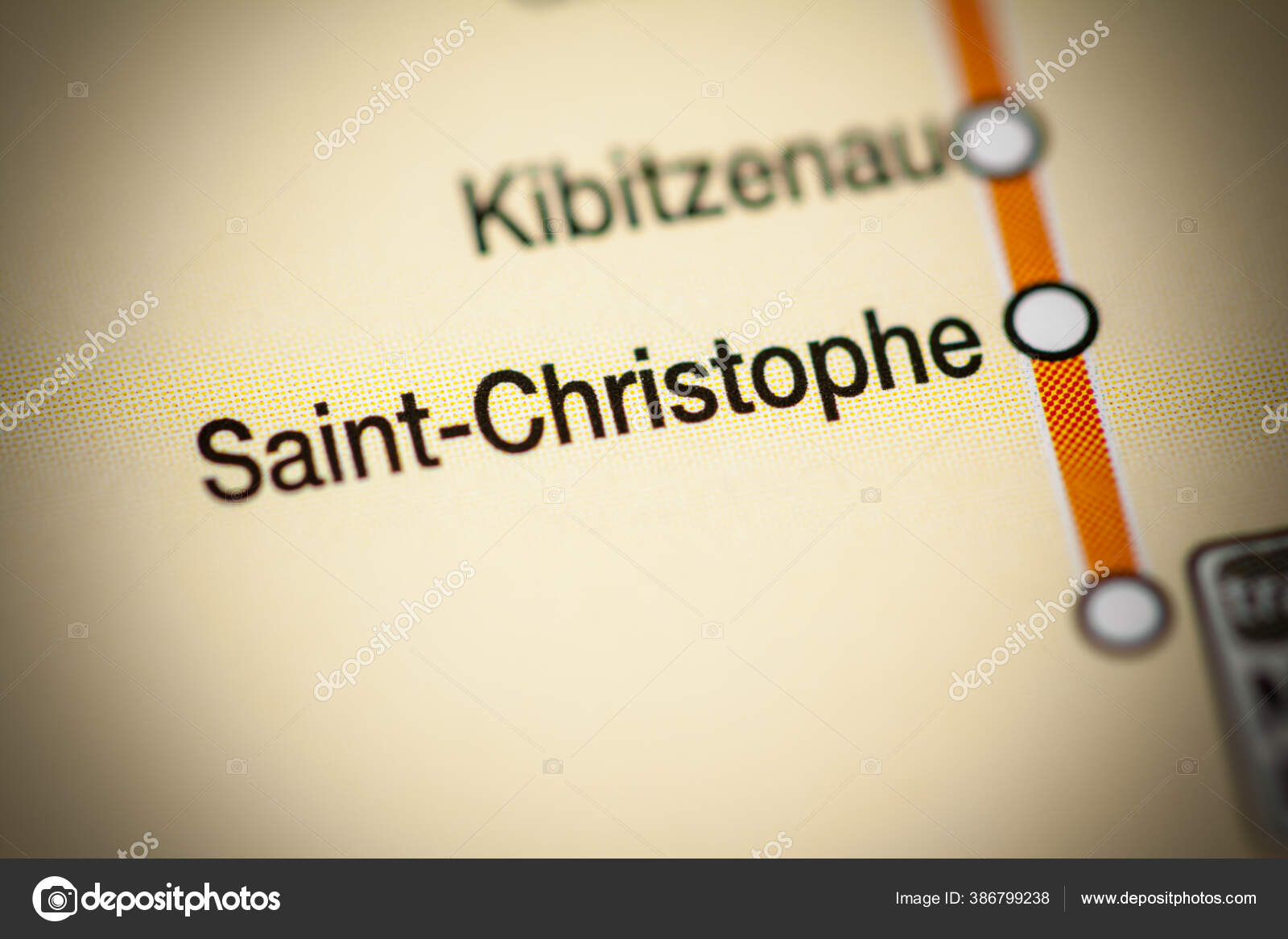 Estación Saint Christophe Mapa Del Metro Strasbourg — Foto de stock ...