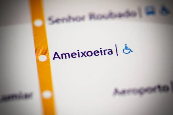 Carnide Station Lisbon Metro Map — Stock Photo © aliceinwonderland2020 ...