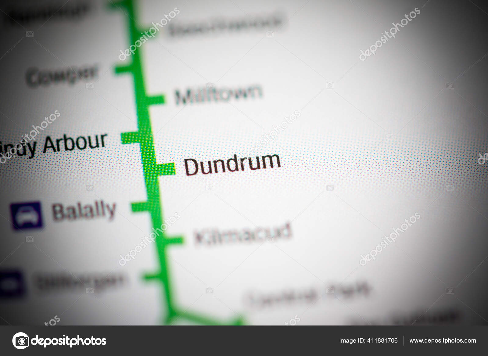 Dundrum Station Dublin Metro Map Stock Photo by ©aliceinwonderland2020 ...