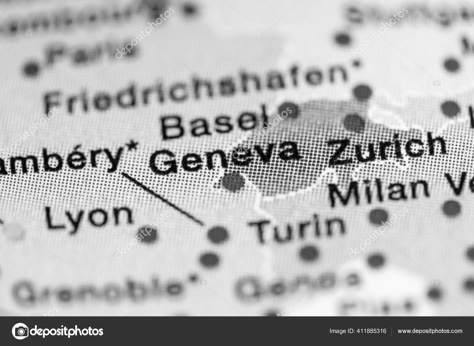 Geneva Switzerland Metro Map Stock Photo by ©aliceinwonderland2020 ...
