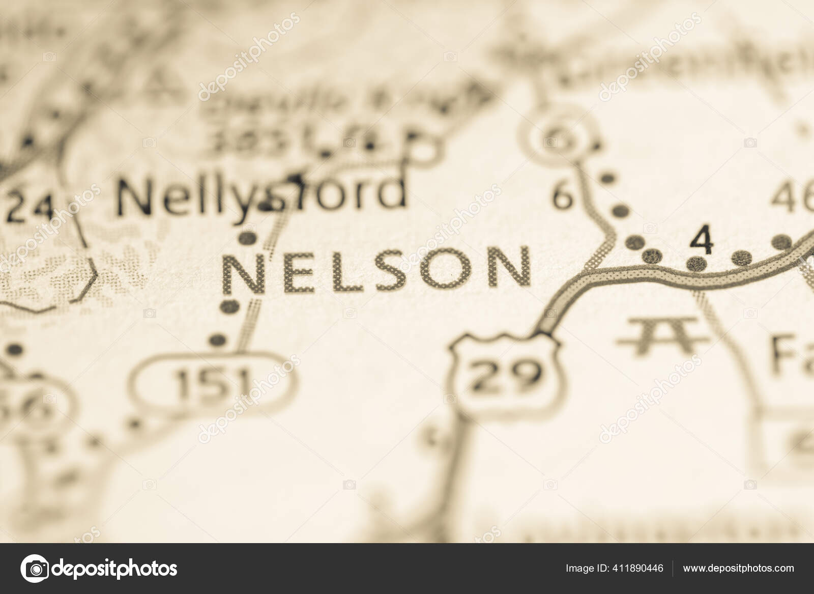 Nelson Virginia Usa Map Stock Photo by ©aliceinwonderland2020 411890446