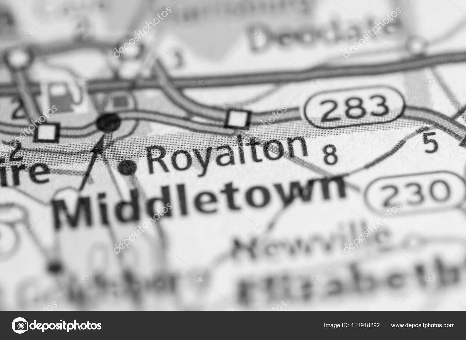 Royalton Pennsylvania Usa Map Stock Photo by ©aliceinwonderland2020 ...