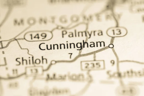 Mcnairy Tennessee Usa Road Map Concept Stock Photo by ...