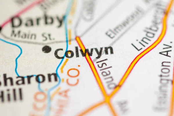 Mapa Del Estado Pennsylvania Estados Unidos Mapa Carreteras Concepto ...