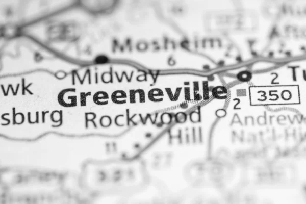Greeneville Tennessee Map