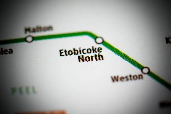 Weston Station Toronto Metro Map — Stock Photo © aliceinwonderland2020 ...