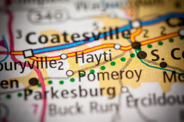 Corryton Tennessee Estados Unidos Mapa Carreteras Concepto: fotografía ...