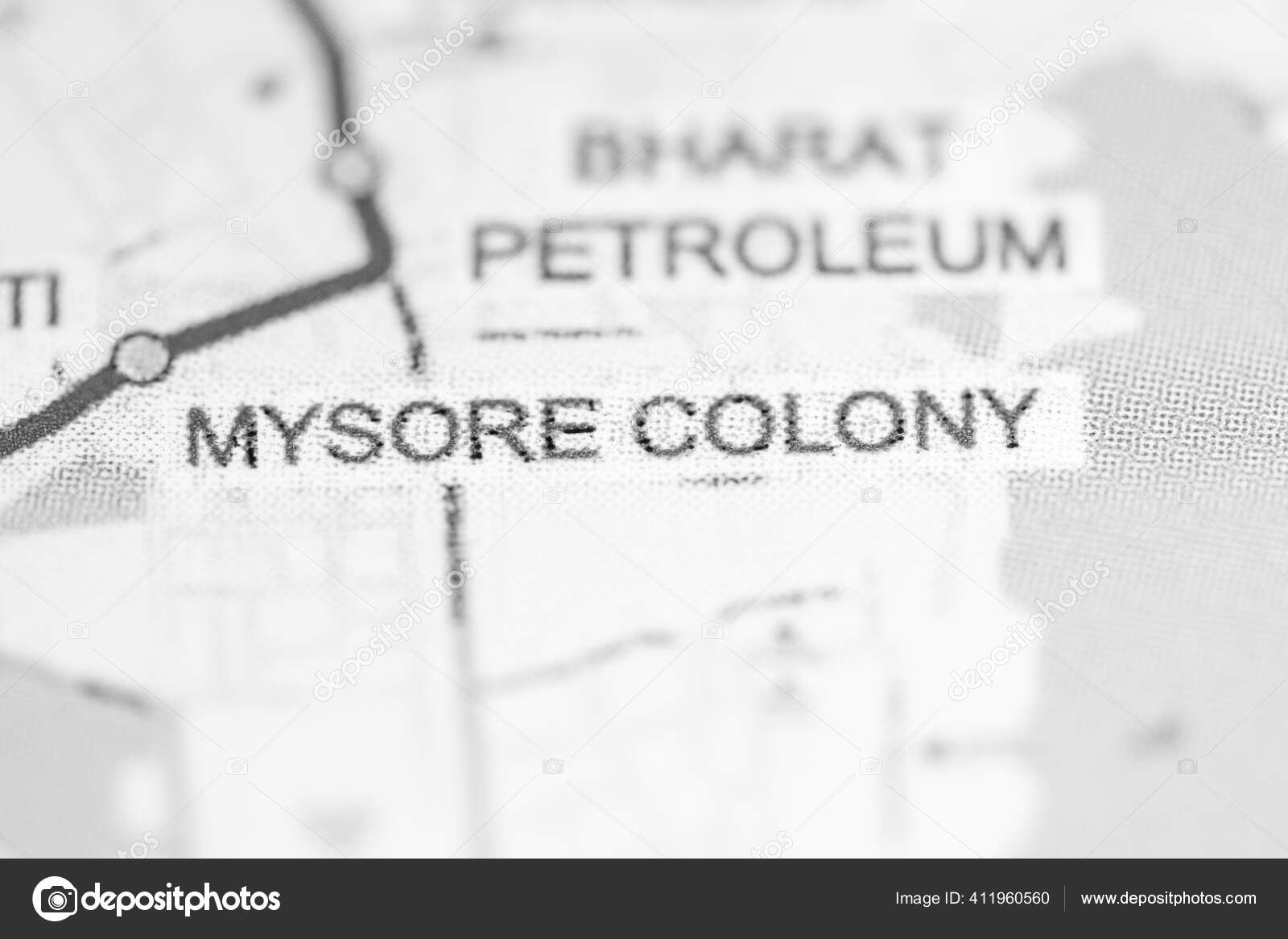 Mysore Colony Station Mumbai Metro Map Stock Photo by ...