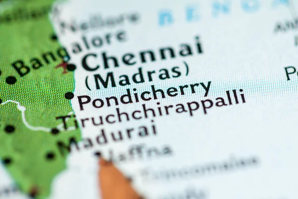 Chennai India Map — Stock Photo © aliceinwonderland2020 #460667650