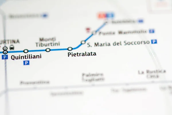 Stasiun Balduina Peta Metro Roma — Foto Stok © aliceinwonderland2020 ...