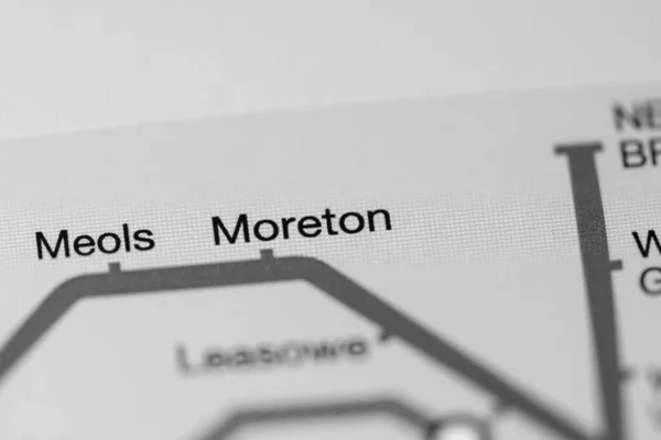 Caboolture Station Brisbane Metro Map — Stock Photo ...