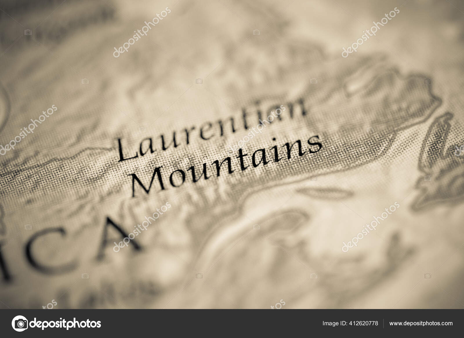Laurentian Mountains Map