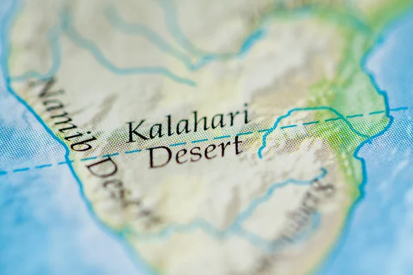 Kalahari Desert Location On World Map