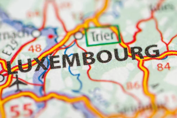 Luxembourg City Map Stock Photo by ©aliceinwonderland2020 460567482