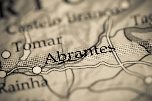 Abrantes. Portugal en un mapa geográfico 2023