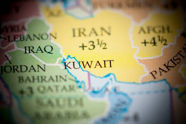 Kuwait Asia Geographical Map Stock Photo by ©aliceinwonderland2020 ...