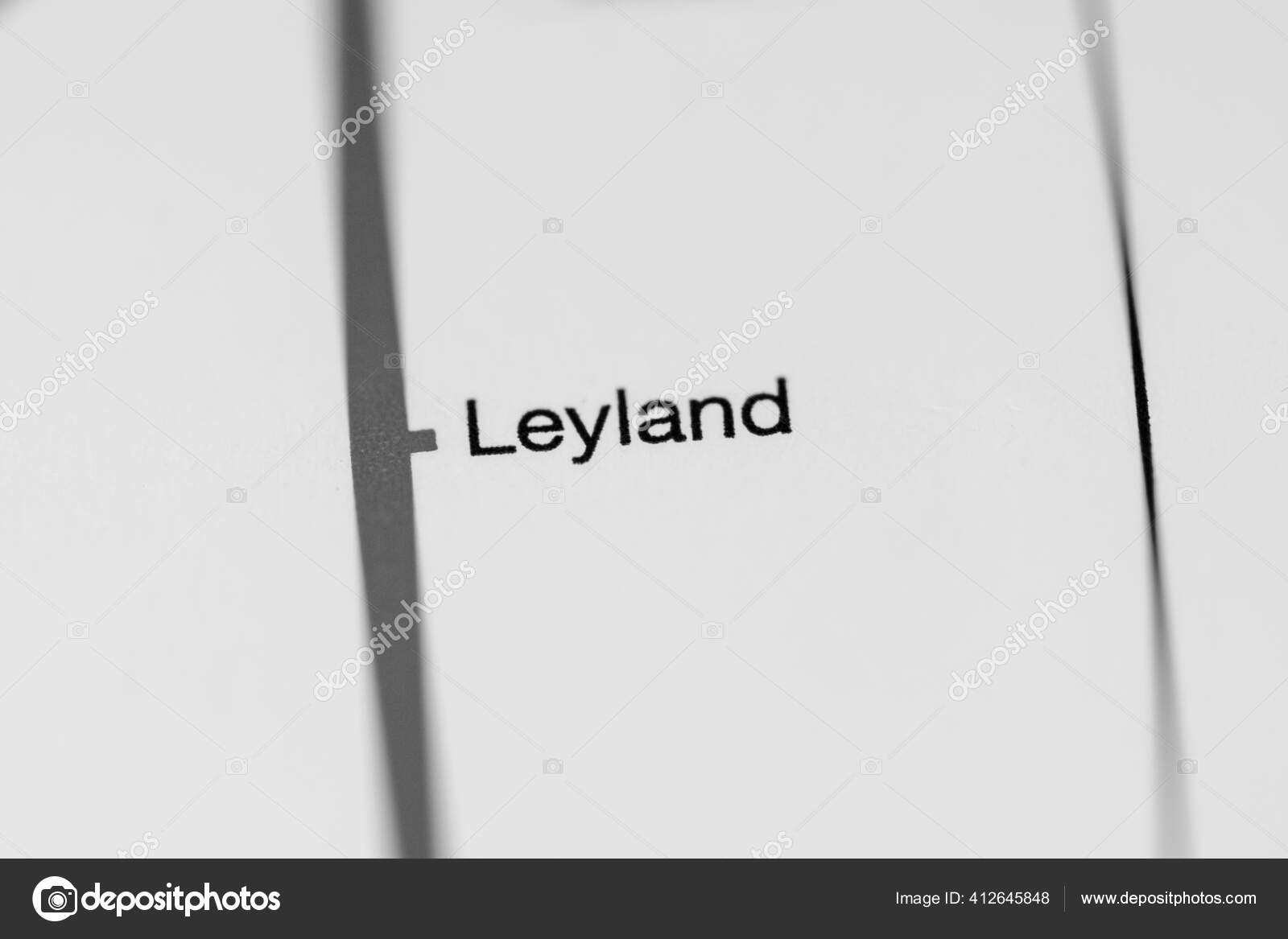Leyland Station Liverpool Metro Map — Stock Photo ...