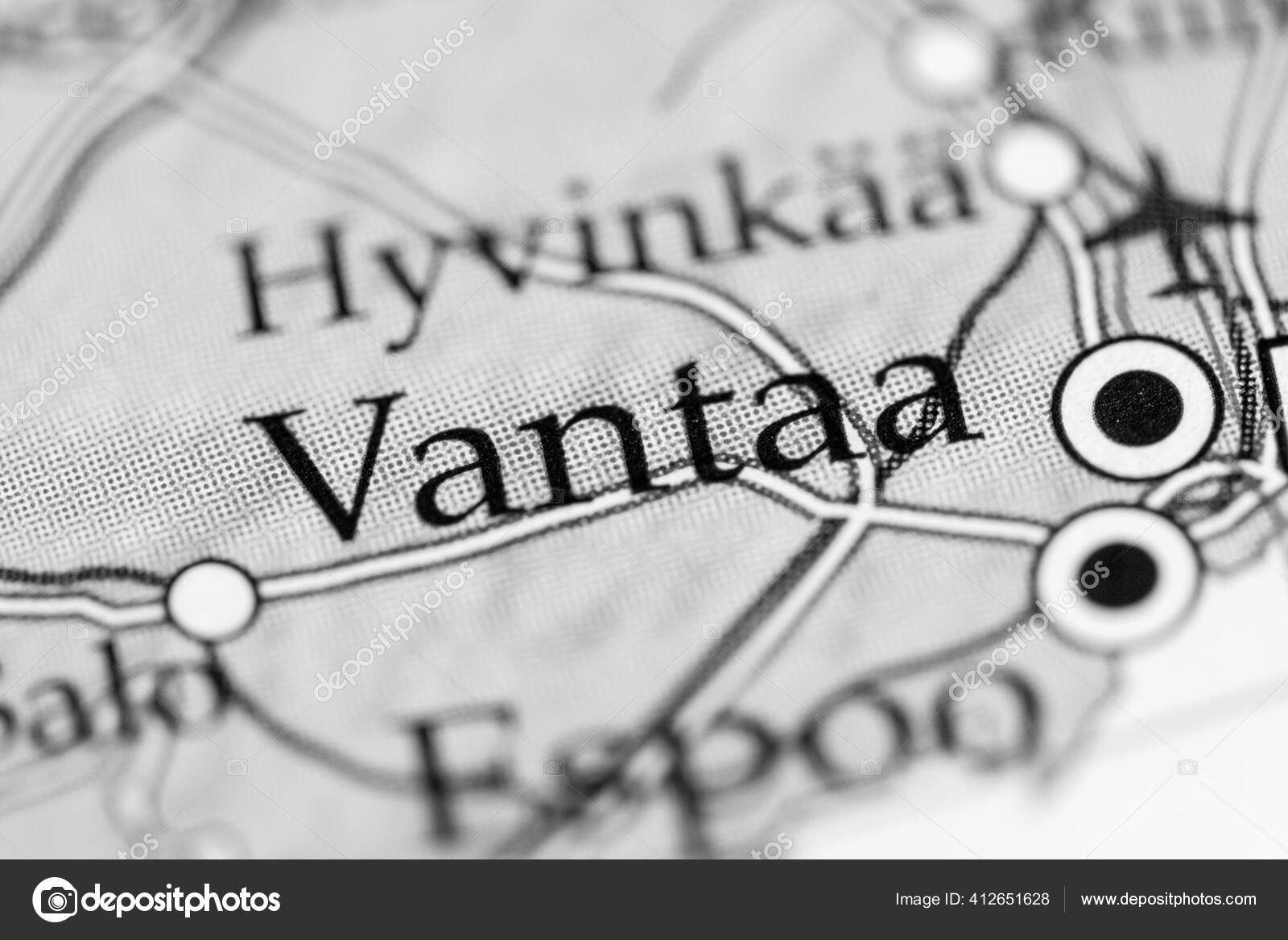Vantaa Finland Map