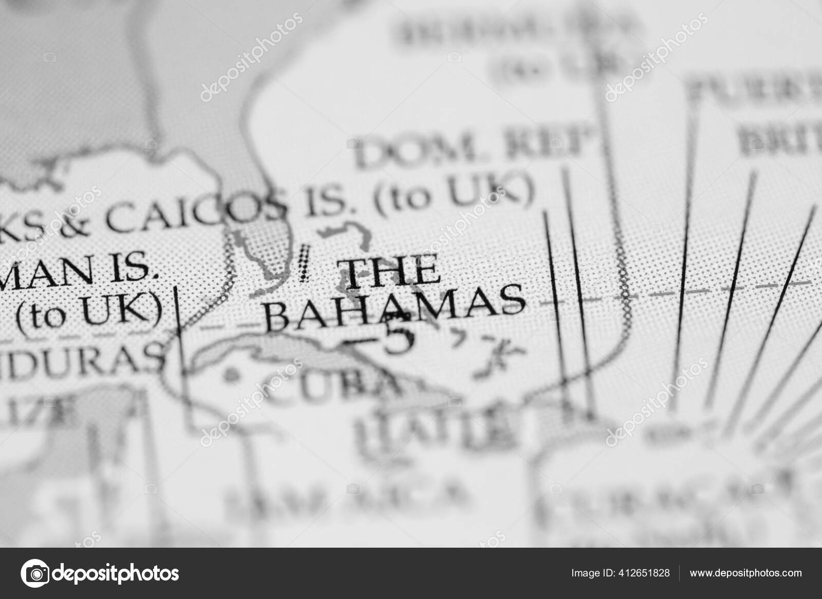 Bahamas Geographical Map — Stock Photo © aliceinwonderland2020 #412651828